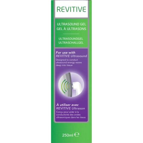 Revitive Ultrasound Gel 250ml Replacement Ctc Health