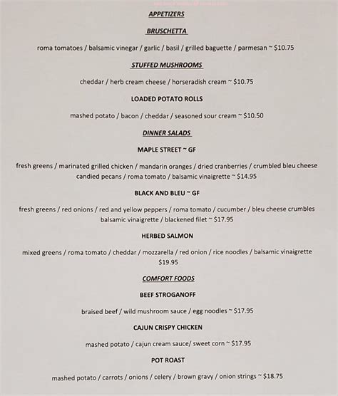 Online Menu Of Nats On Maple Restaurant Sycamore Illinois 60178 Zmenu