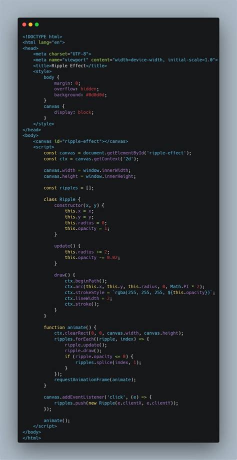 Ali Ansary On Linkedin Javascript Rippleeffect Interactivecoding