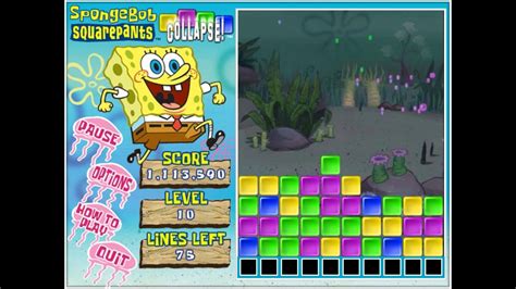 Game Over Spongebob Squarepants Collapse Pc Youtube