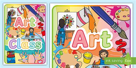 Art Class Display Poster Teacher Made Twinkl