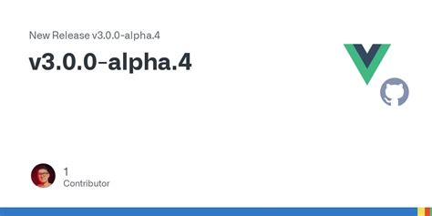 Release V300 Alpha4 · Vuejsvue Next · Github Rwebjs