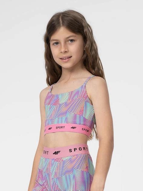 Подростковый спортивный топ для девочки 4F 4FJSS23USBAF038-90A 158-164 ...