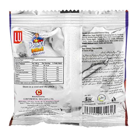 Purchase Lu Mini Prince Chocolate Biscuits 11g Online At Best Price In Pakistan Naheed Pk
