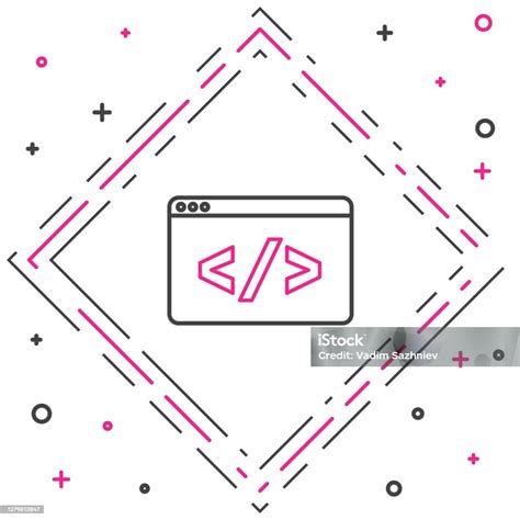 線網頁設計和前端開發圖示隔離在白色背景上五顏六色的輪廓概念向量向量圖形及更多crash Site圖片 Crash Site 互聯網 剪裁圖 Istock