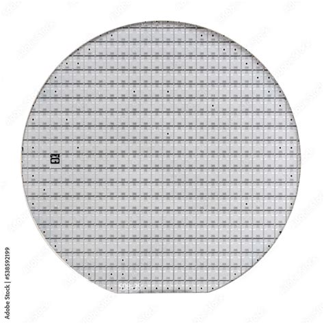 A Microcircuit Of A Powerful Darlington Transistor On A Cut Scribed