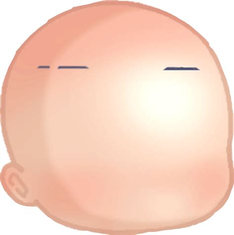 Gacha Eyebrows Transparent Background