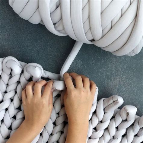 Как связать плед из толстой пряжи простой мастер класс — Пряжа Вязание руками