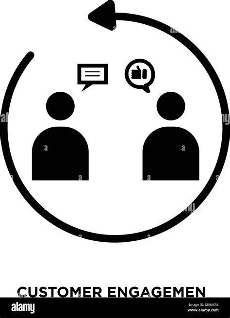 Customer Engagement Icon Stock Vector Art And Illustration Vector Image 175637031 Alamy
