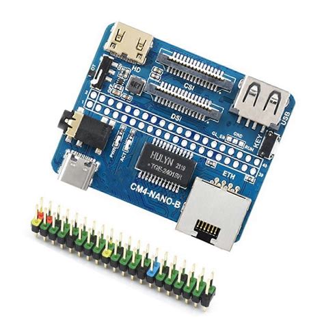 For Cm4 Nano B Expansion Board Gigabit Rj45 Port 4k 30fps 40pin Gpio