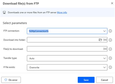 Download Files From Ftppower Automate Desktop Action Kaizen