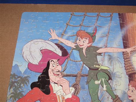 Walt Disney Peter Pan Puzzle 200 Pieces Golden 1980s Etsy