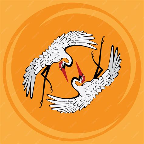 Premium Vector Crane Vector Illustration