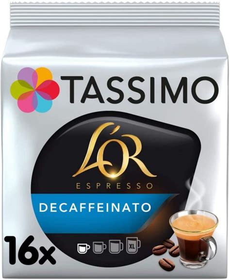 Tassimo Lor Espresso Decaffeinated Coffee Pods Pack Of 5 80 Pods In