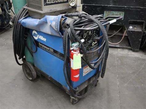 Machines Used Miller Syncrowave 250 TIG Welder With Cables Torch