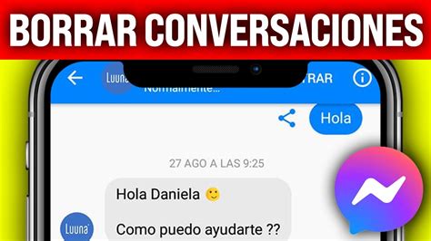 Cómo Borrar Mis Conversaciones De Facebook Messenger Borrar Todos Los