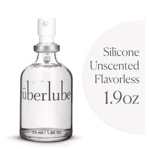 Uberlube Silicone Lube 55ml Unscented Flavorless Water Friendly