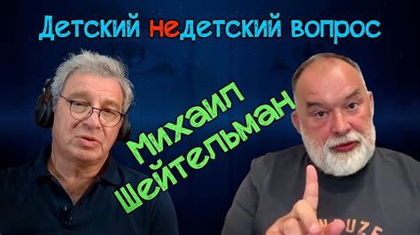 Михаил Шейтельман в передаче Детский недетский вопрос Война это рак конкуренции Youtube