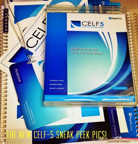 Celf 5 Scoring Guide