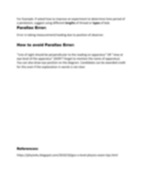 Solution O Level Physics Atp Notes Studypool