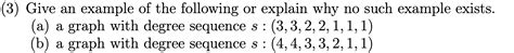 solved 3 give an example of the following or explain why no