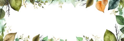 Premium Photo Frame With Leaves And Nested Frame