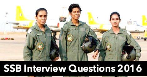 SSB Interview Questions For Army Navy And Air Force