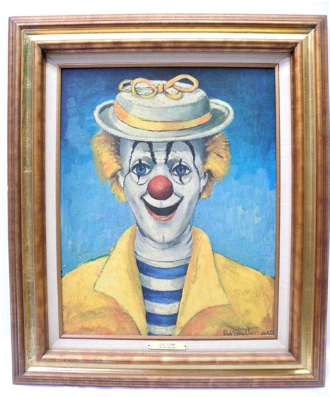 Red Skelton Clown Art