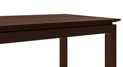 Urban Ladder Diner 6 Seater Dining Table Finish Dark Walnut Jiomart