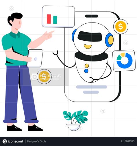 Robot Analysis Animated Illustration Download In Json Lottie Or Mp4 Format
