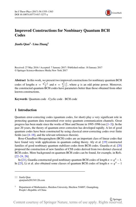 Improved Constructions For Nonbinary Quantum Bch Codes