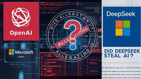 Deepseek Shocking Ai Heist Is Openais Technology Being Stolen Youtube