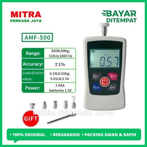 Jual Amf 500 Aliyiqi Digital Push Pull Force Gauge 500n 50kg Dynamometer Jakarta Barat Mitra
