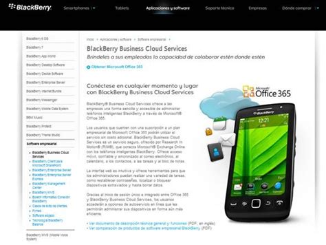Actualización En Blackberry Business Cloud Services Para Microsoft Office 365 El Blog De