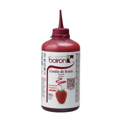 Coulis Raspberry Frozen Boiron 500g Albion Fine Foods Ltd