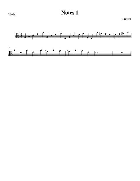 Notes Challenge Viola Worksheet Live Worksheets