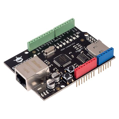 Dfrobot Dfr0125 Dfrduino Ethernet Shield V21 Support Mega And Micro Sd On Onbuy