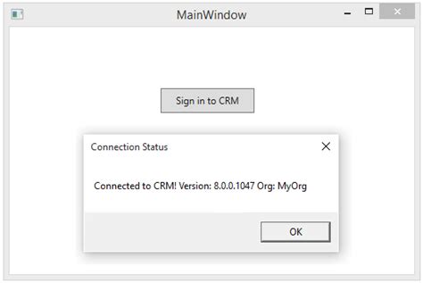 Use The XRM Tooling Common Login Control In Your Client Applications