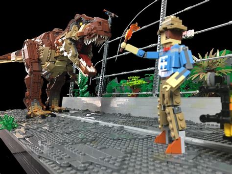 Lego Jurassic Park T Rex Breakout Moc Artofit