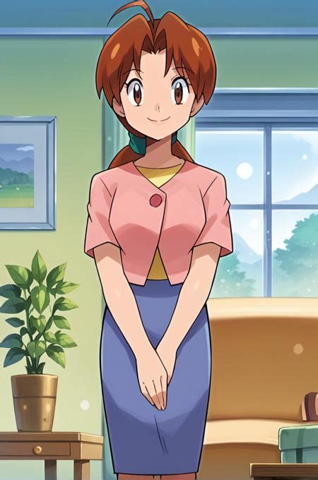 Delia Ketchum Pokémon｜ai Art Model And Lora Pixai