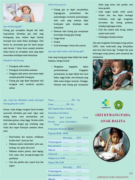 Leaflet Gizi Kurang Pdf
