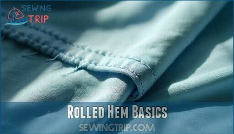 Rolled Hem Seam Finishing Technique Step By Step Guide For Perfect Hems