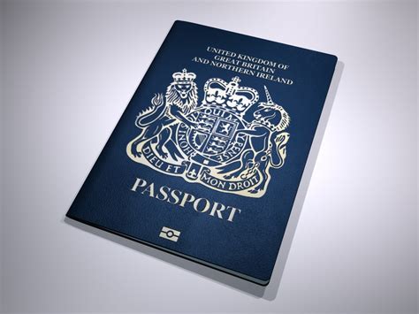 3d New British Passport Model Turbosquid 1238154