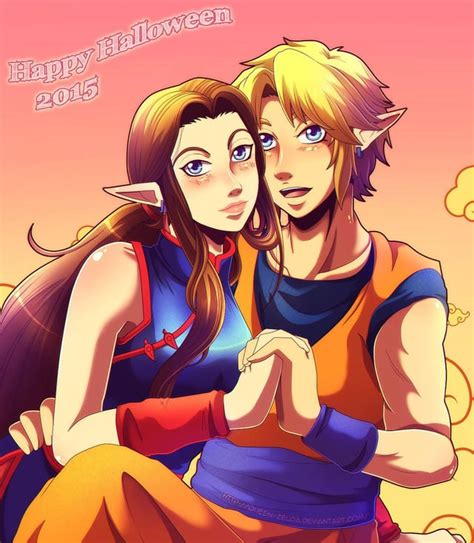 Cosplaying As Goku And Chichi By Queen Zelda Rzelink