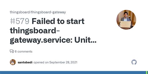 Failed To Start Thingsboard Rvice Unit Thingsboard Gateway