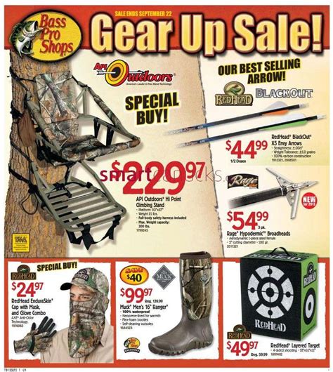 Bass Pro Shops Flyer September 3 To 22