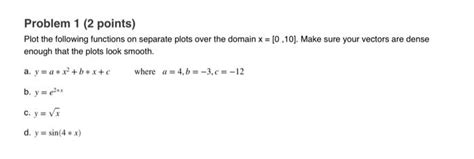 solved problem 5 2 points combine the plots in problem 1