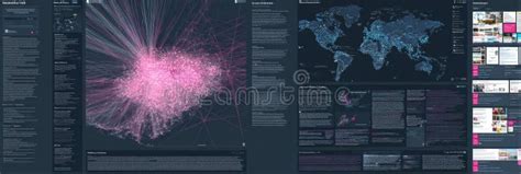 Detailed Map Of Dark Net Phishing Network Illustrating Various Layers And Connections Of Cyber