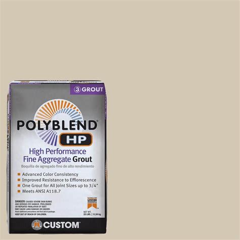 Custom Building Products Polyblend Hp 382 Bone 25lb High Performance