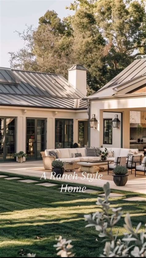 Ranch Style Home Back Patio Ideas Ranch House Backyard Ranch House Patio Modern Farmhouse
